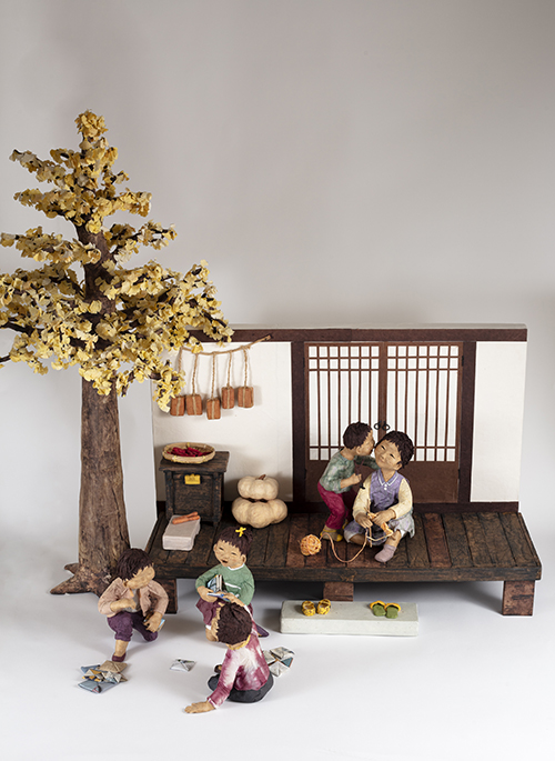 cpbc News : 오선영 작가 '닥종이 인형전', 의정부 갤러리 평화 25일까지